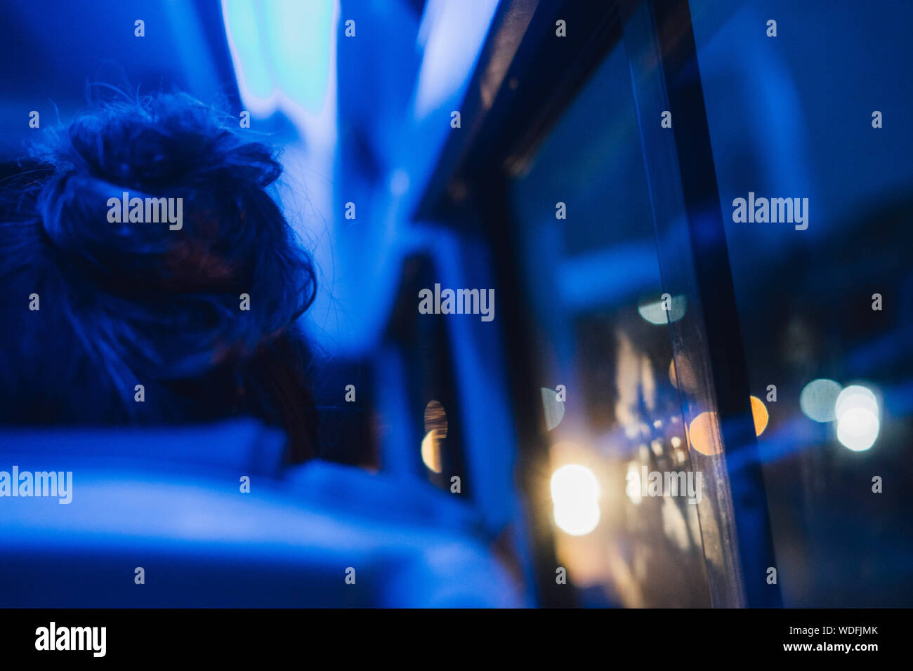 Interior illuminated bus bus hi-res stock photography and images - Alamy