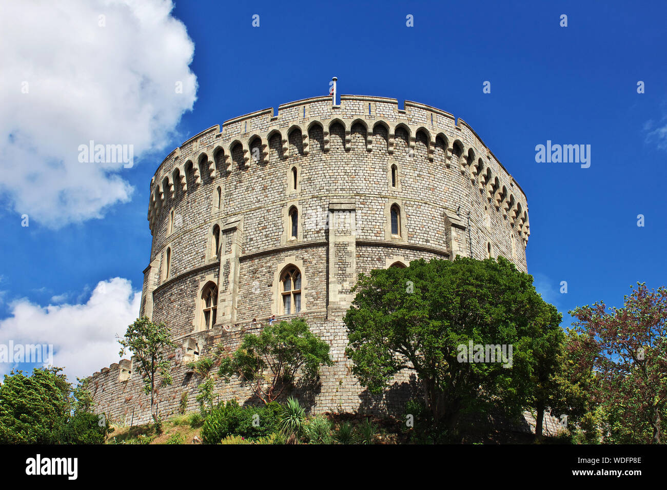 Buildings of Windsor castle in England Stock Photo - Alamy