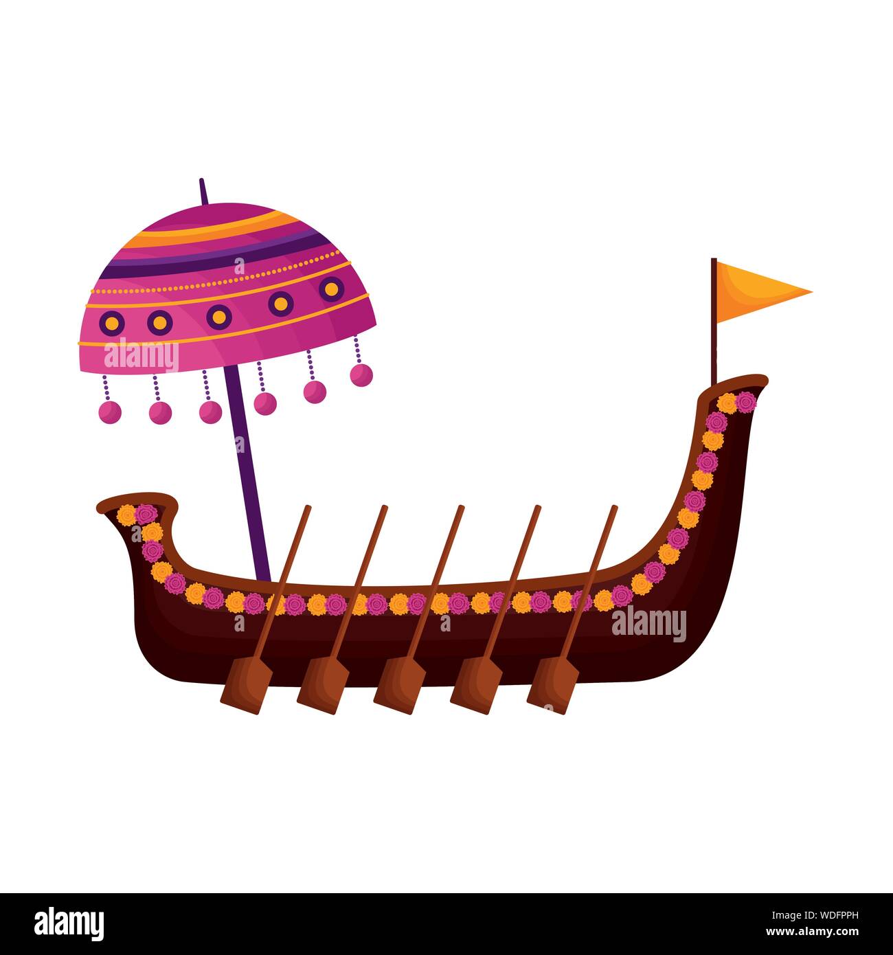Snakeboat of onam celebration design Stock Vector Image & Art - Alamy