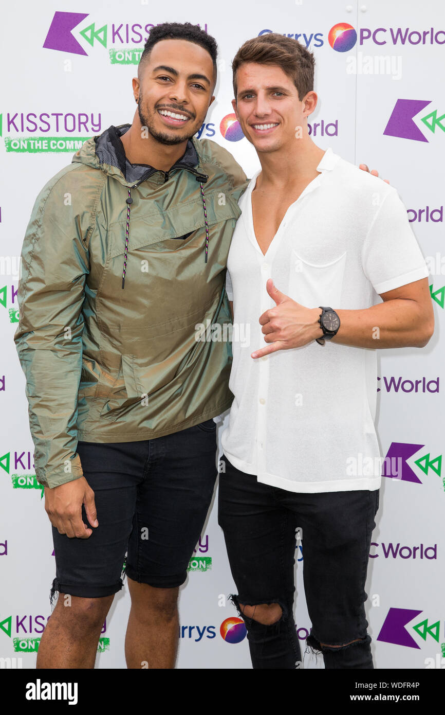 Celebs attend KISSTORY On The Common Featuring: Tyler West, Callum ...