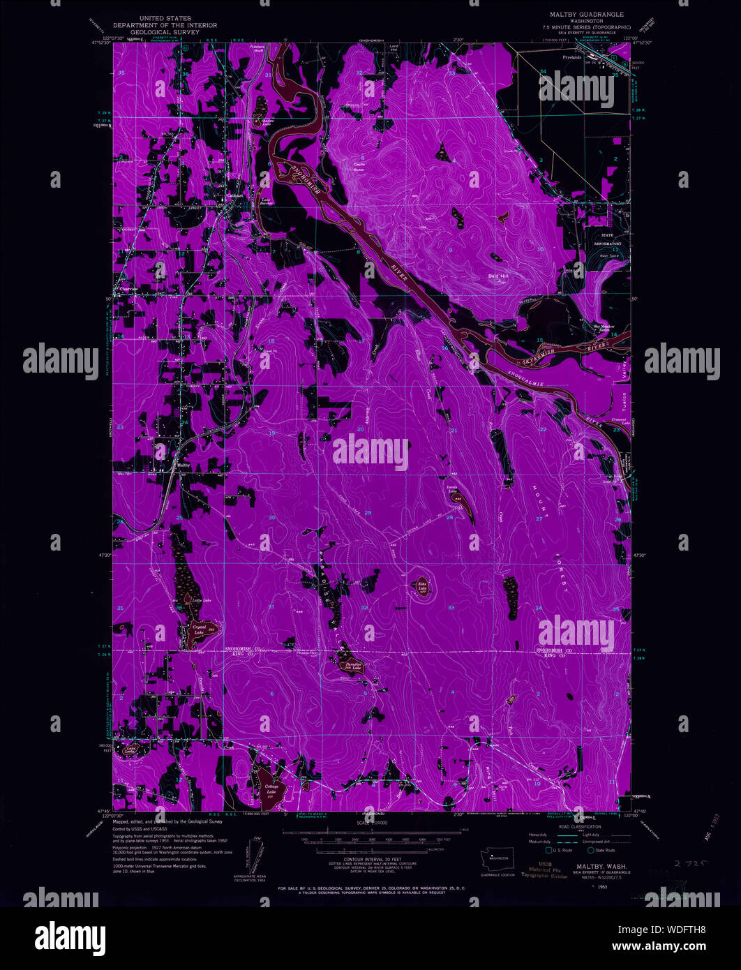 Map of maltby hi-res stock photography and images - Alamy