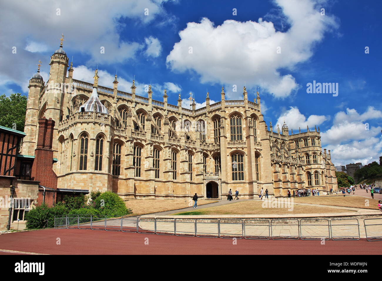 Buildings of Windsor castle in England Stock Photo - Alamy