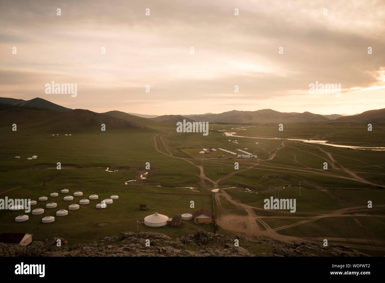 Orkhon valley, Mongolia Stock Photo - Alamy