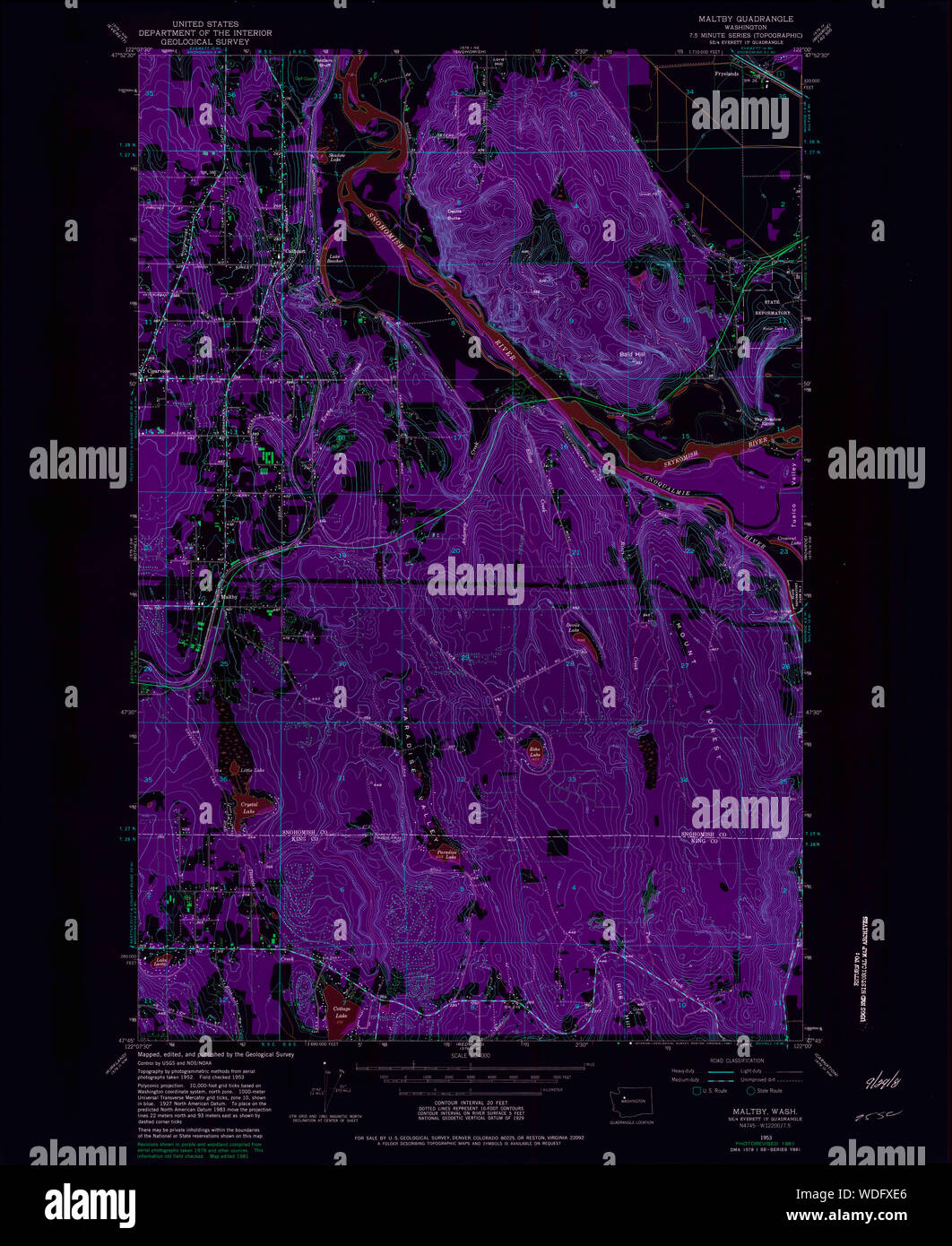 Map of maltby hi-res stock photography and images - Alamy