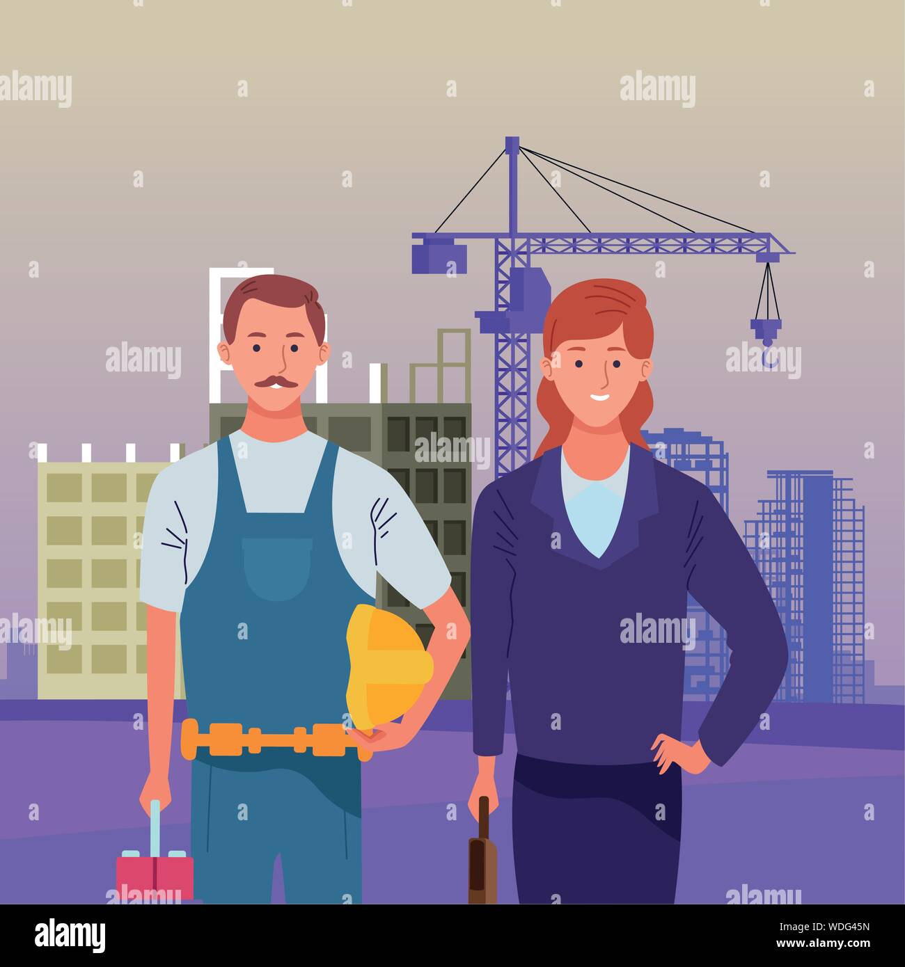 labor day employment celebration cartoon Stock Vector Image & Art - Alamy