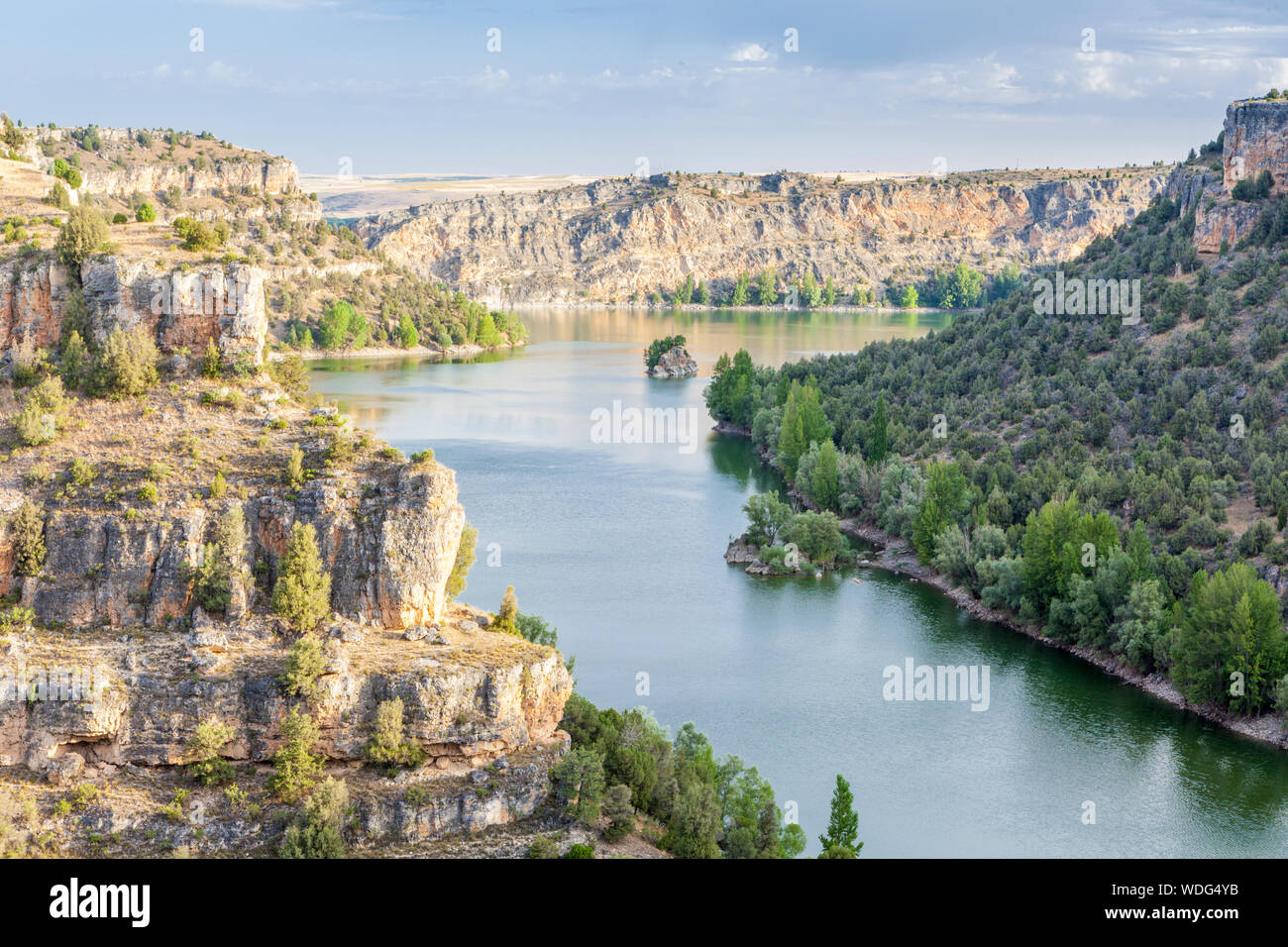 Natural Park of Hoces del Río Duratón, Segovia, Spain Stock Photo - Alamy