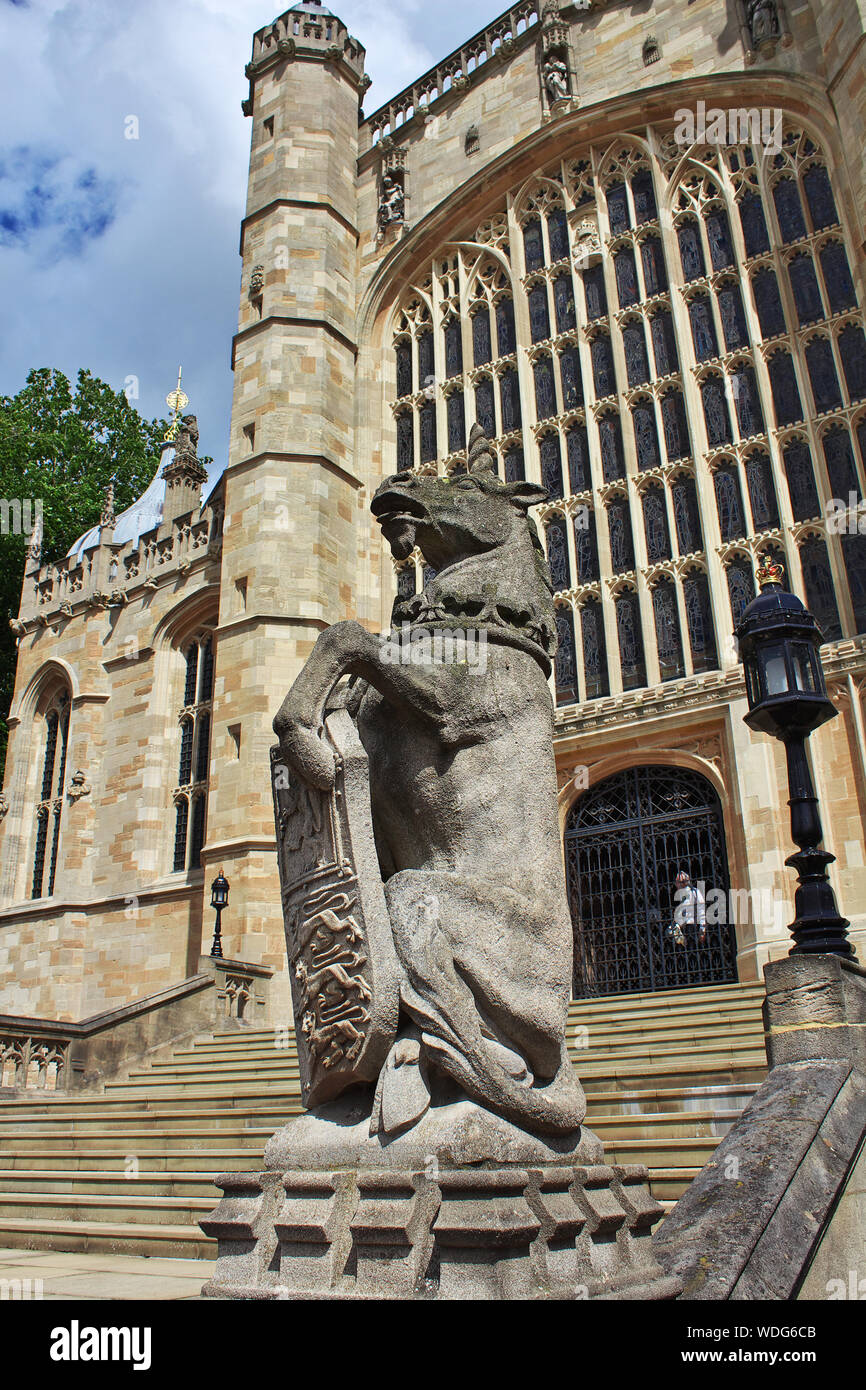 The monument in Windsor castle in England Stock Photo - Alamy