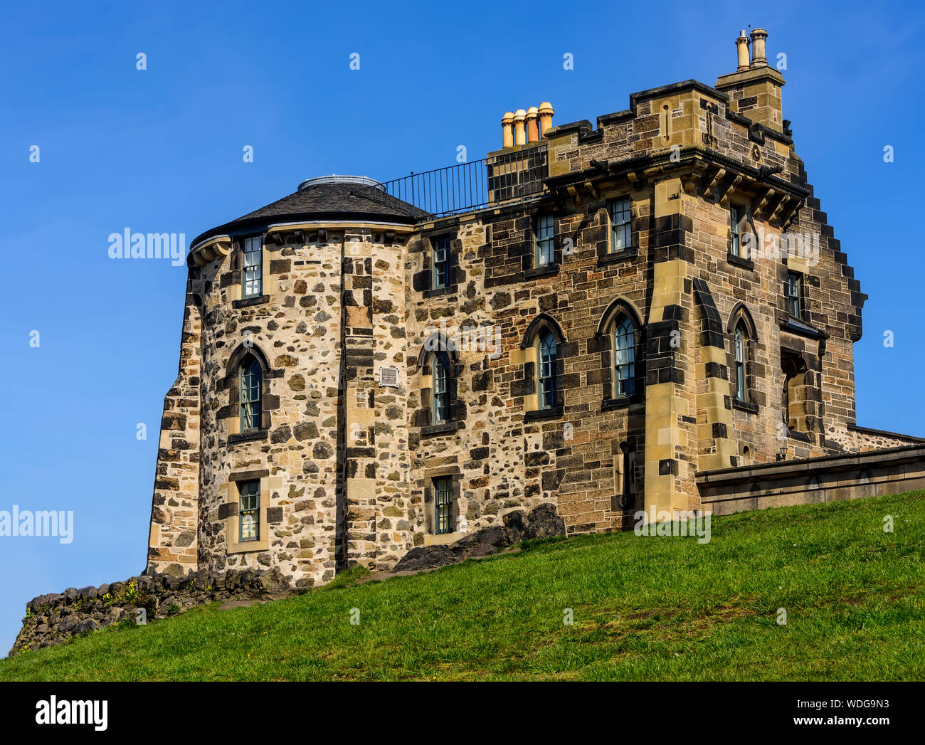 The Old Observatory House, built in the 18th Century, sits on Calton ...