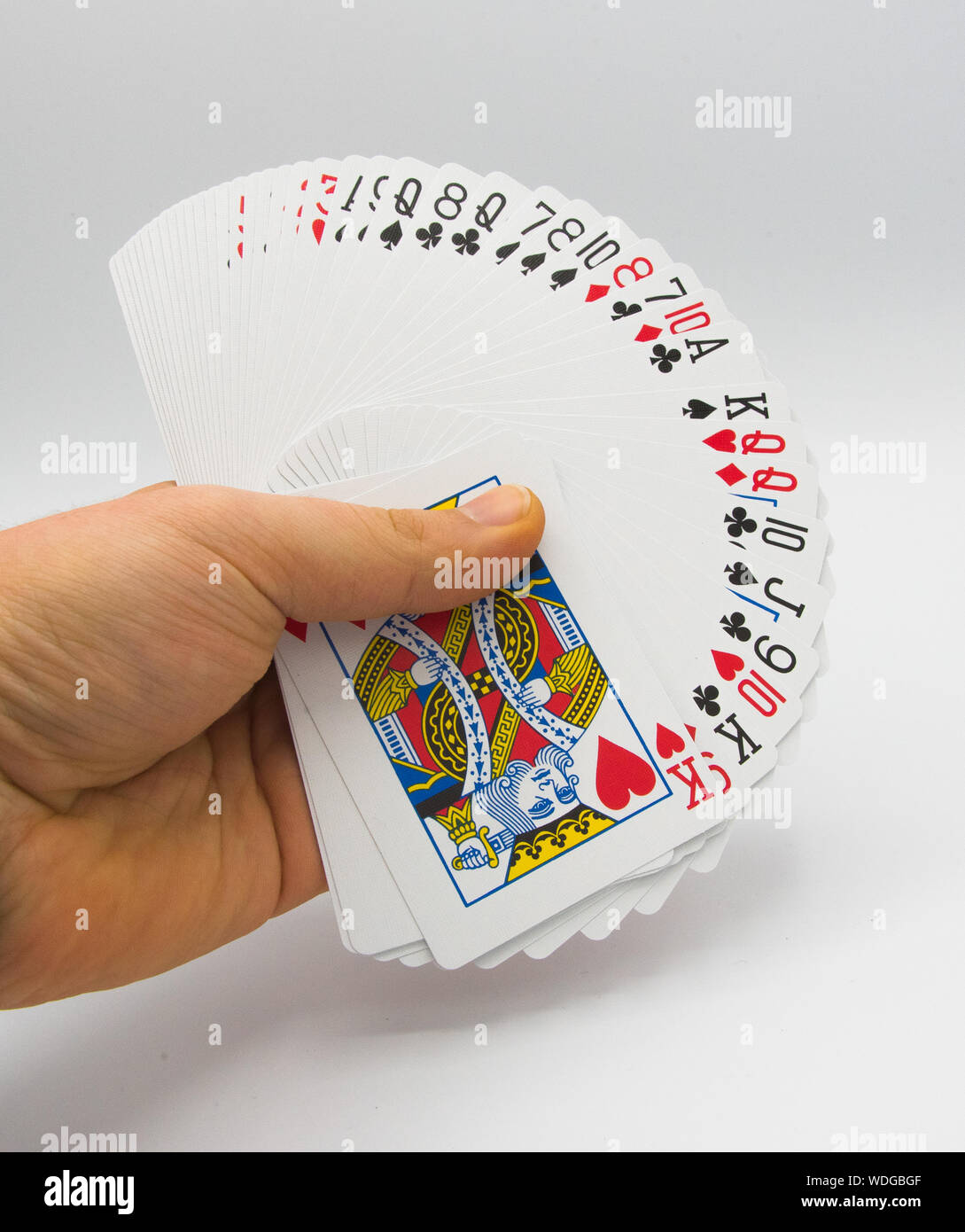 Fanned out cards hi-res stock photography and images - Alamy