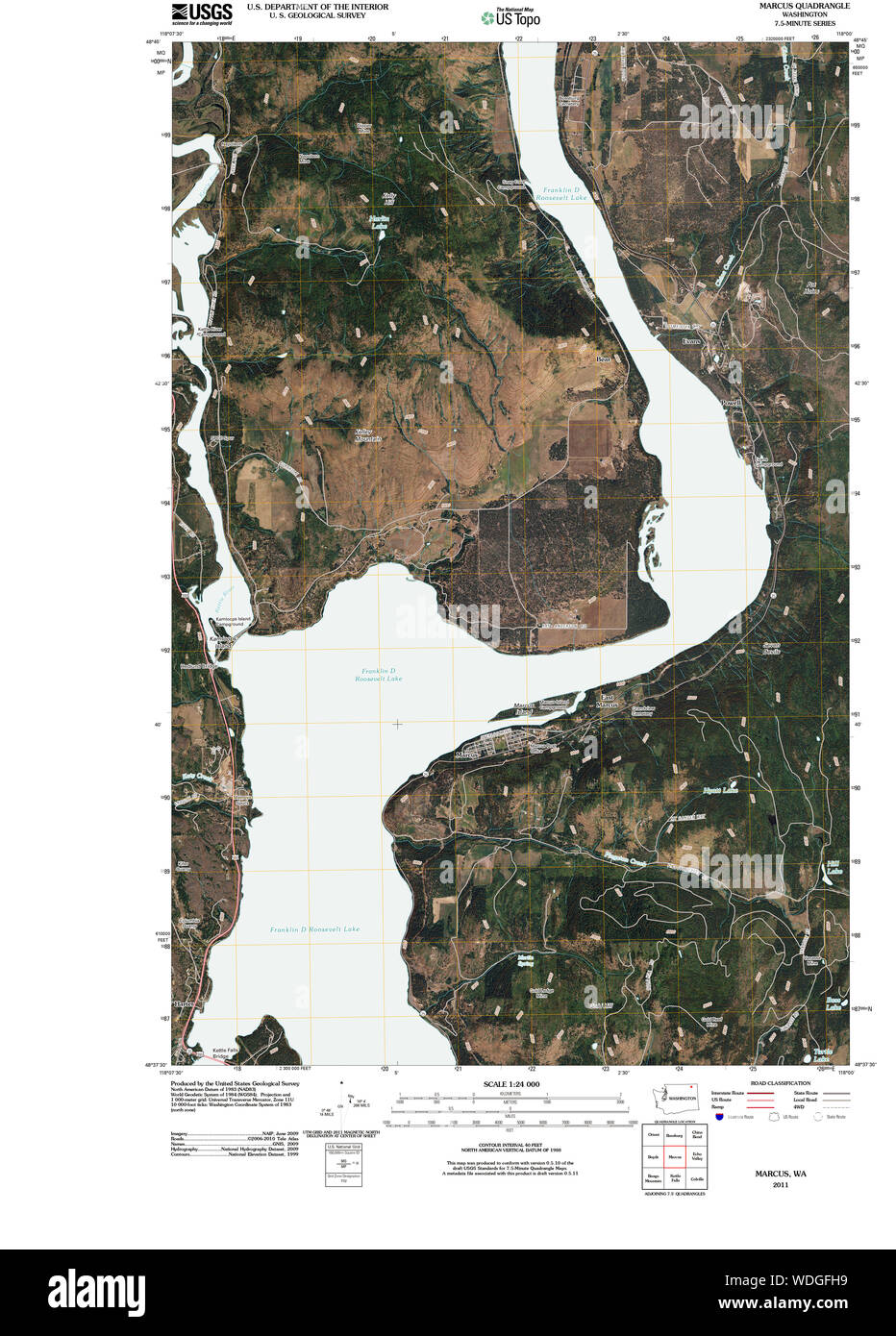 Map of marcus washington Cut Out Stock Images & Pictures - Alamy