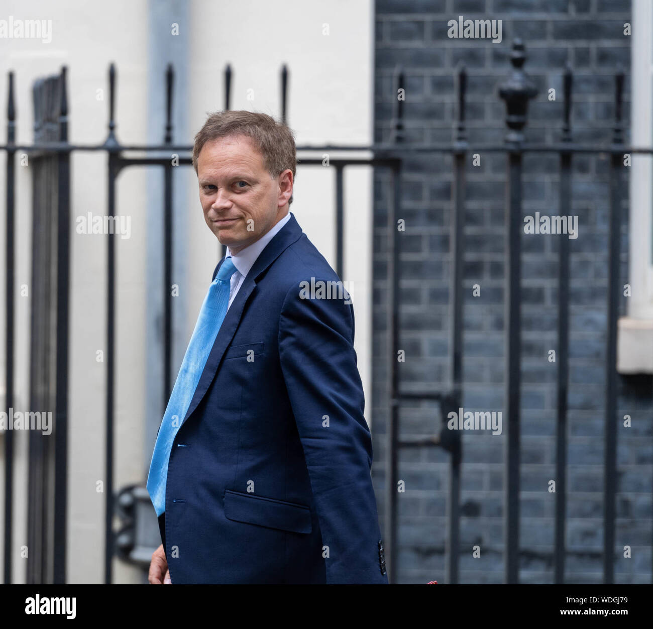 London, UK. 29th Aug, 2019. Grant Shapps MP PC Transport Secretary in ...