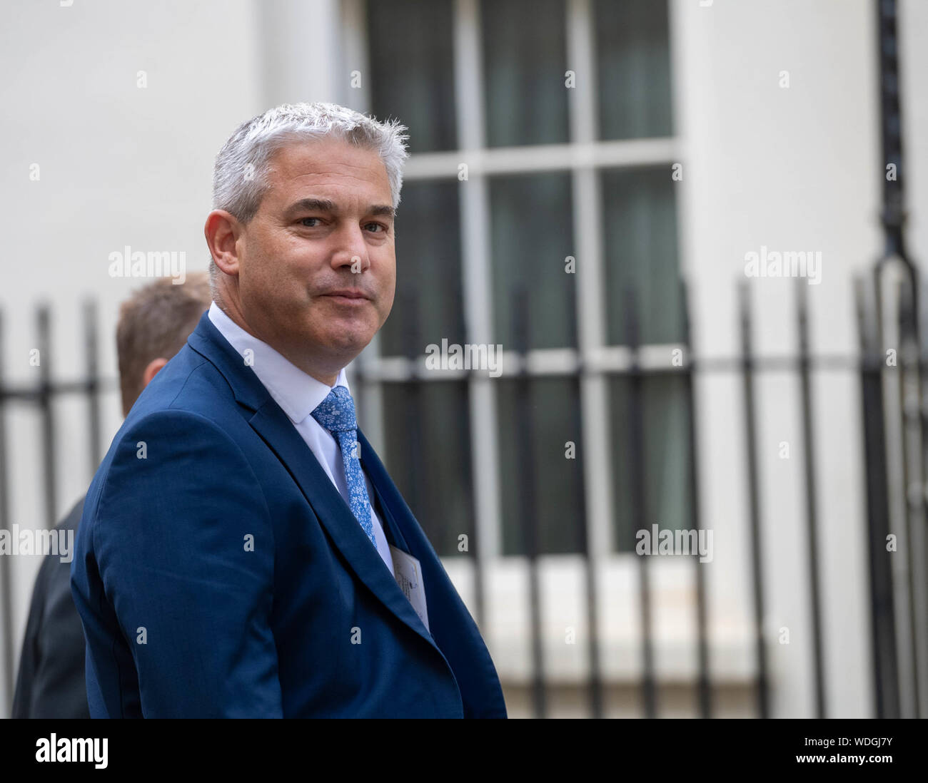 London, UK. 29th Aug, 2019. Stephen Barclay MP PC Brexit Secretary in ...