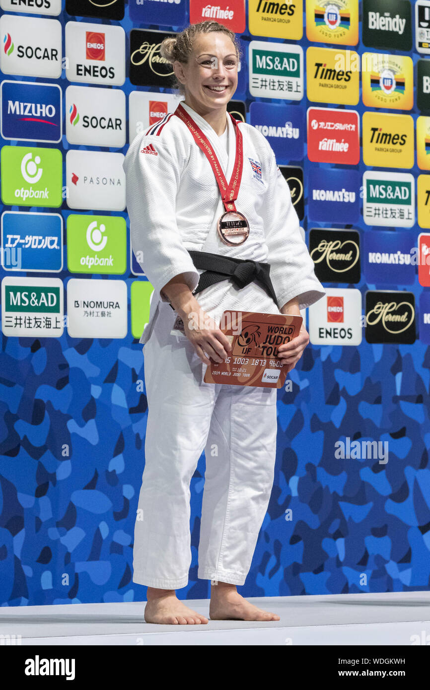 Tokyo, Japan. 29th Aug, 2019. Bronze medalist Sally Conway of Great ...