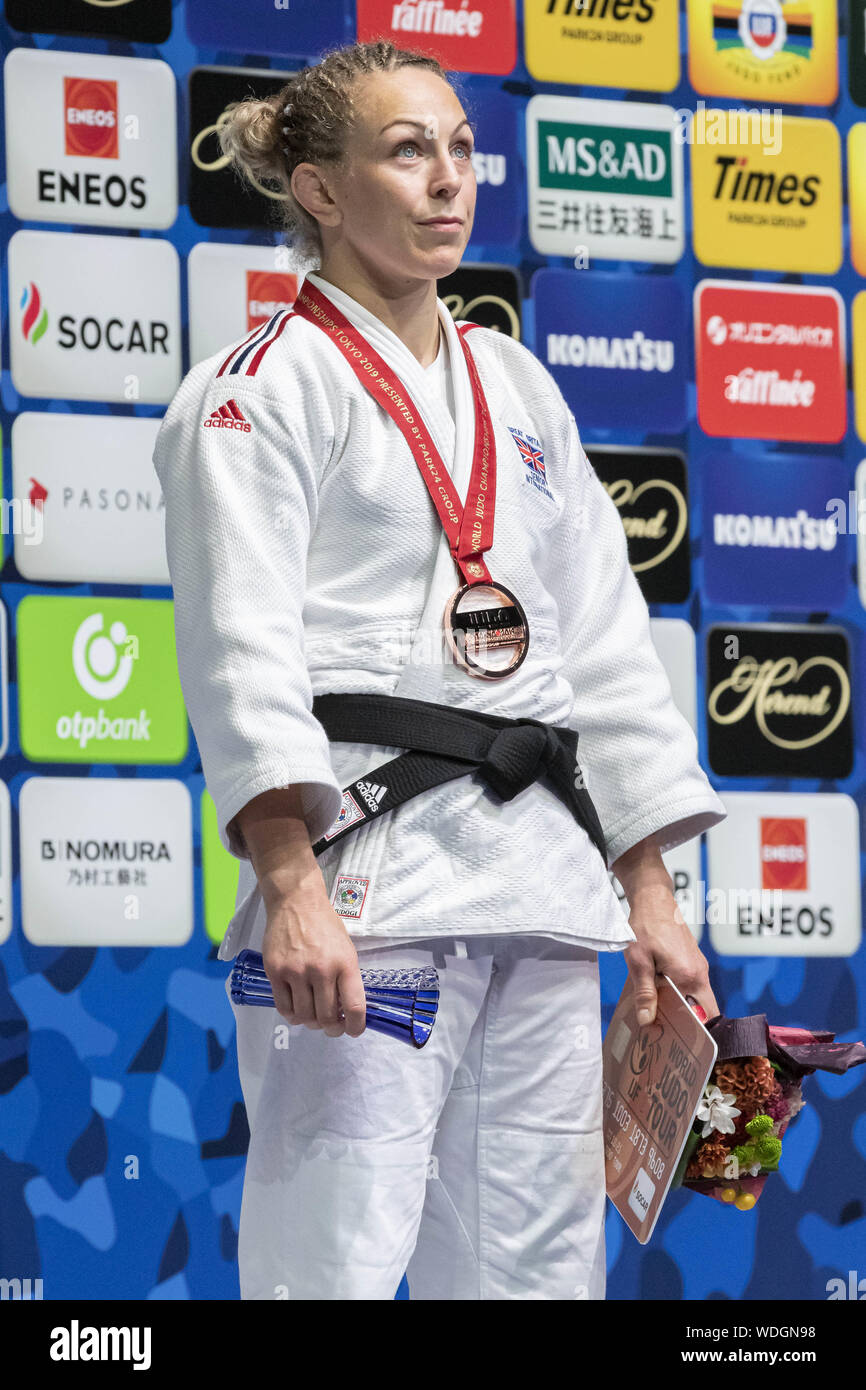 Tokyo, Japan. 29th Aug, 2019. Bronze medalist Sally Conway of Great ...
