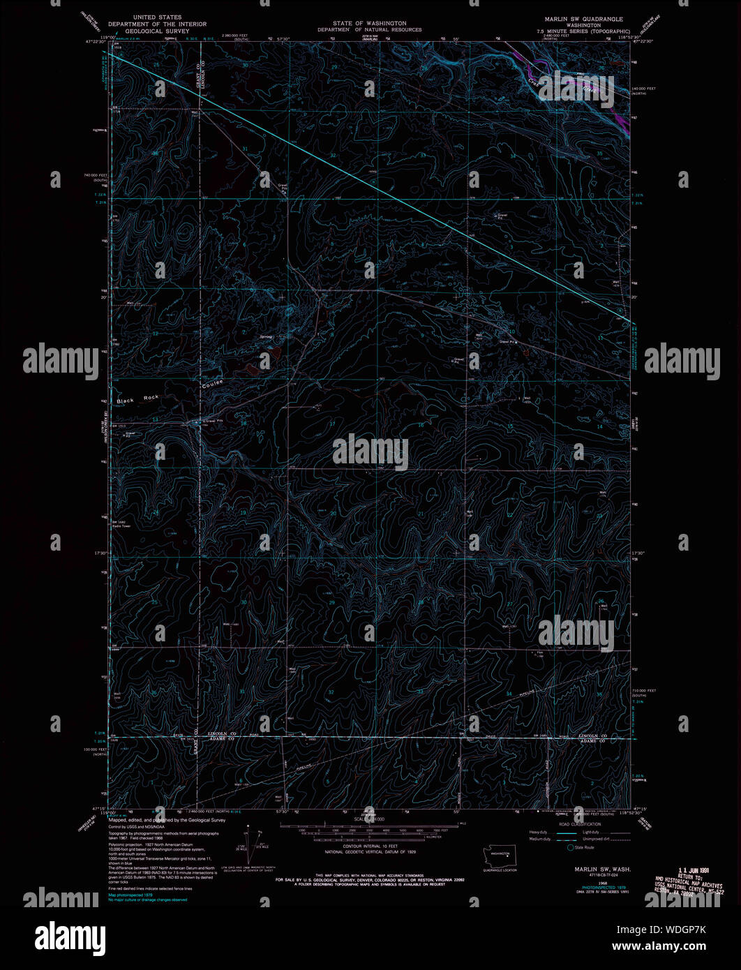 Map of marlin hi-res stock photography and images - Alamy