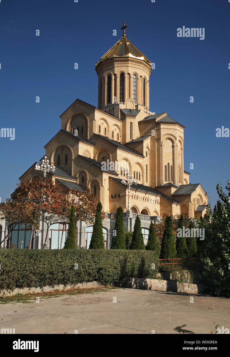 Holy Trinity cathedral in Tbilisi. Georgia Stock Photo - Alamy