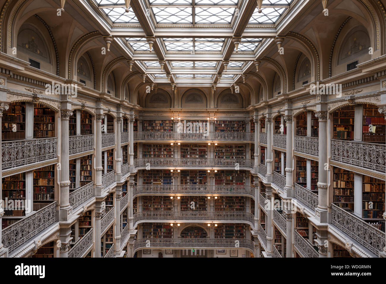 George Peabody Library, formerly the Library of the Peabody Institute ...