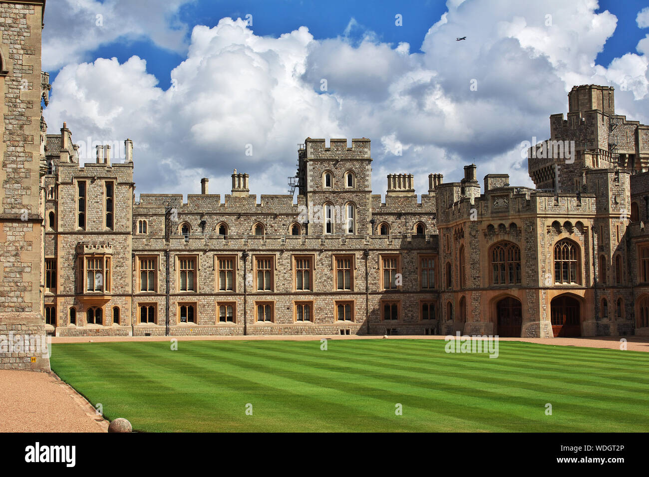 Buildings of Windsor castle in England Stock Photo - Alamy
