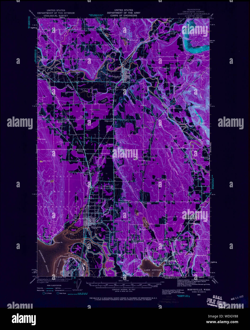 Map of marysville washington hi-res stock photography and images - Alamy