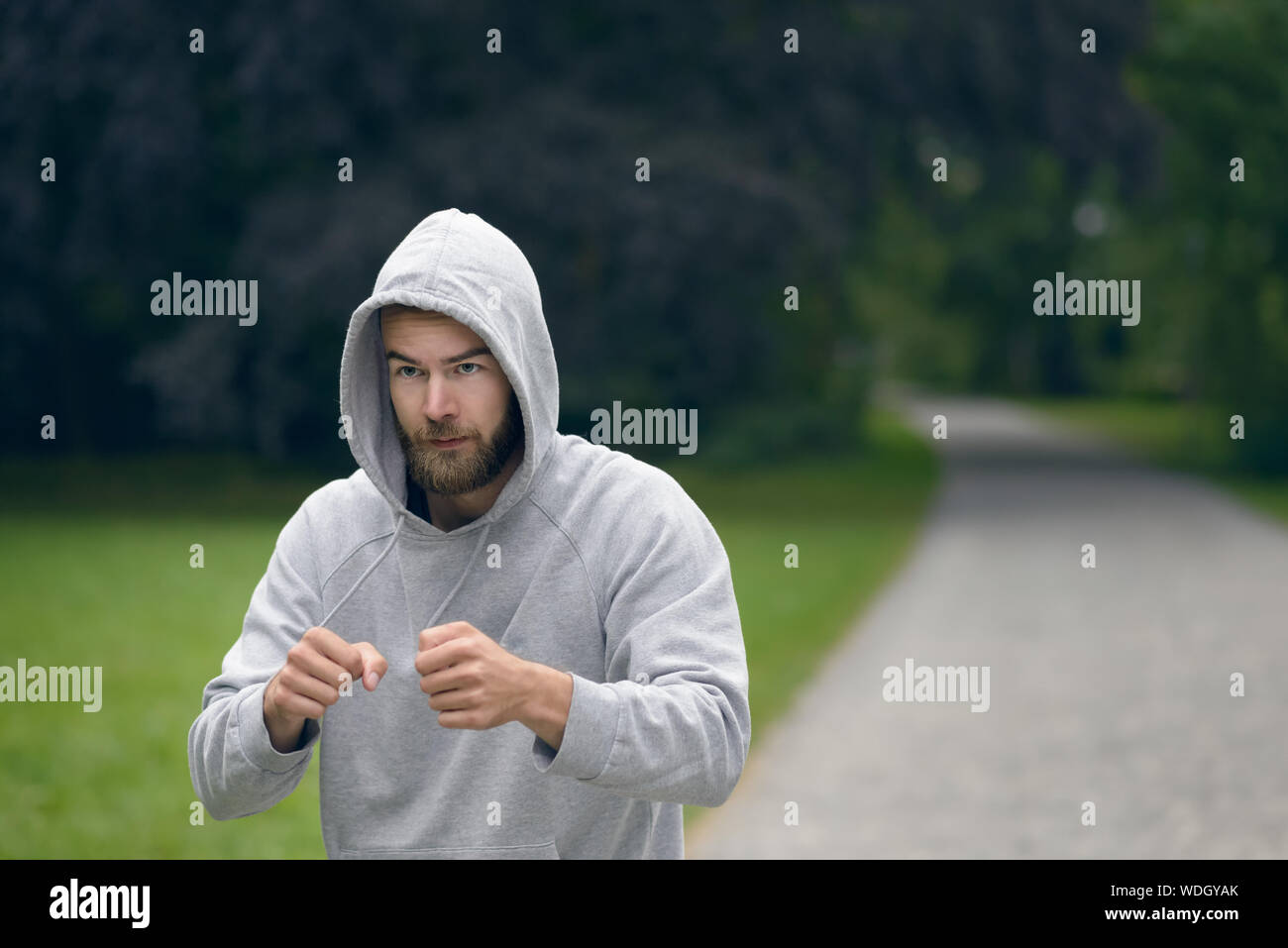 Man shadow boxing not woman hi-res stock photography and images - Alamy