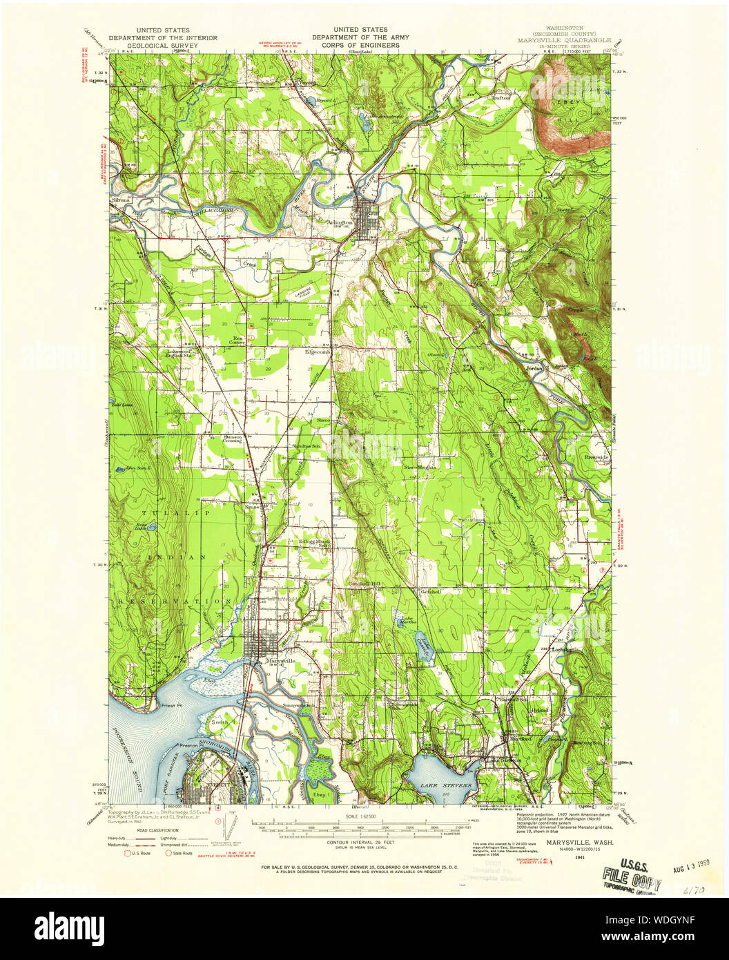 Map of marysville washington hi-res stock photography and images - Alamy