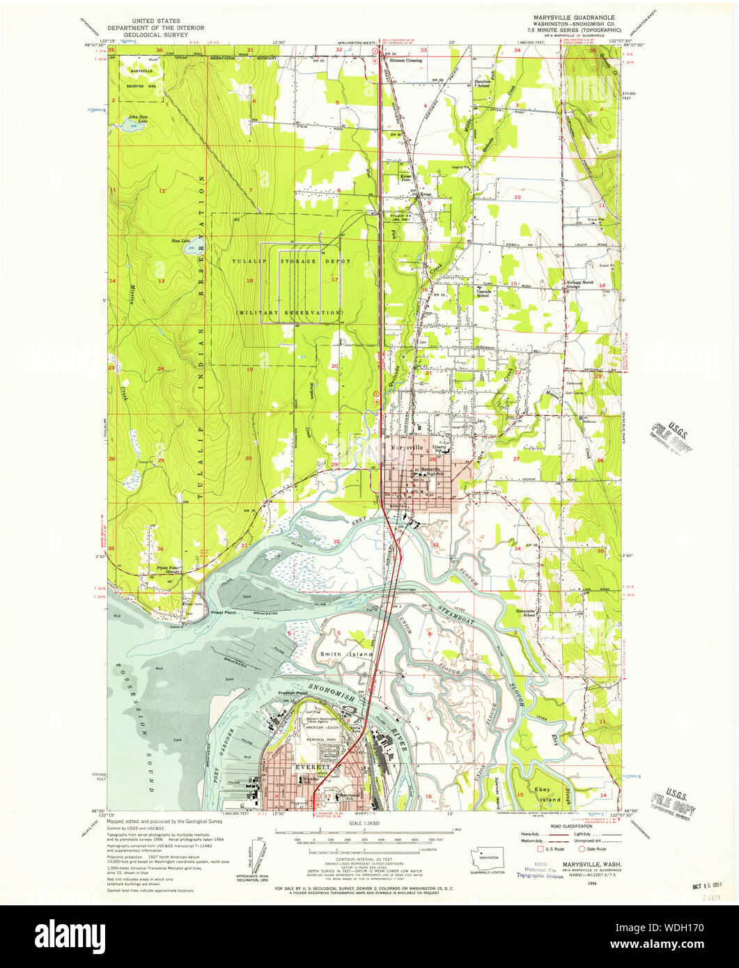 Map of marysville washington hi-res stock photography and images - Alamy