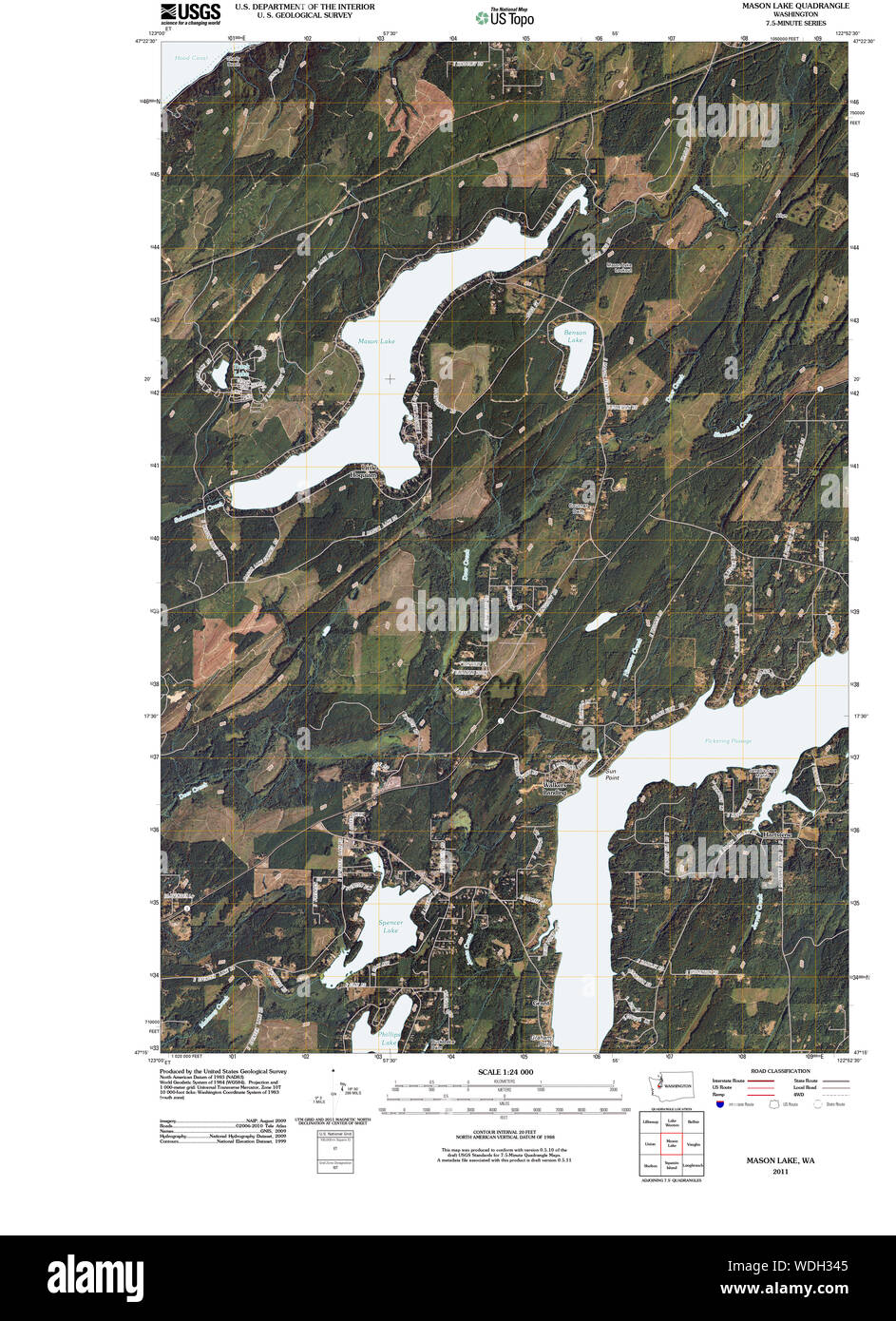 Mason lake Cut Out Stock Images & Pictures - Alamy