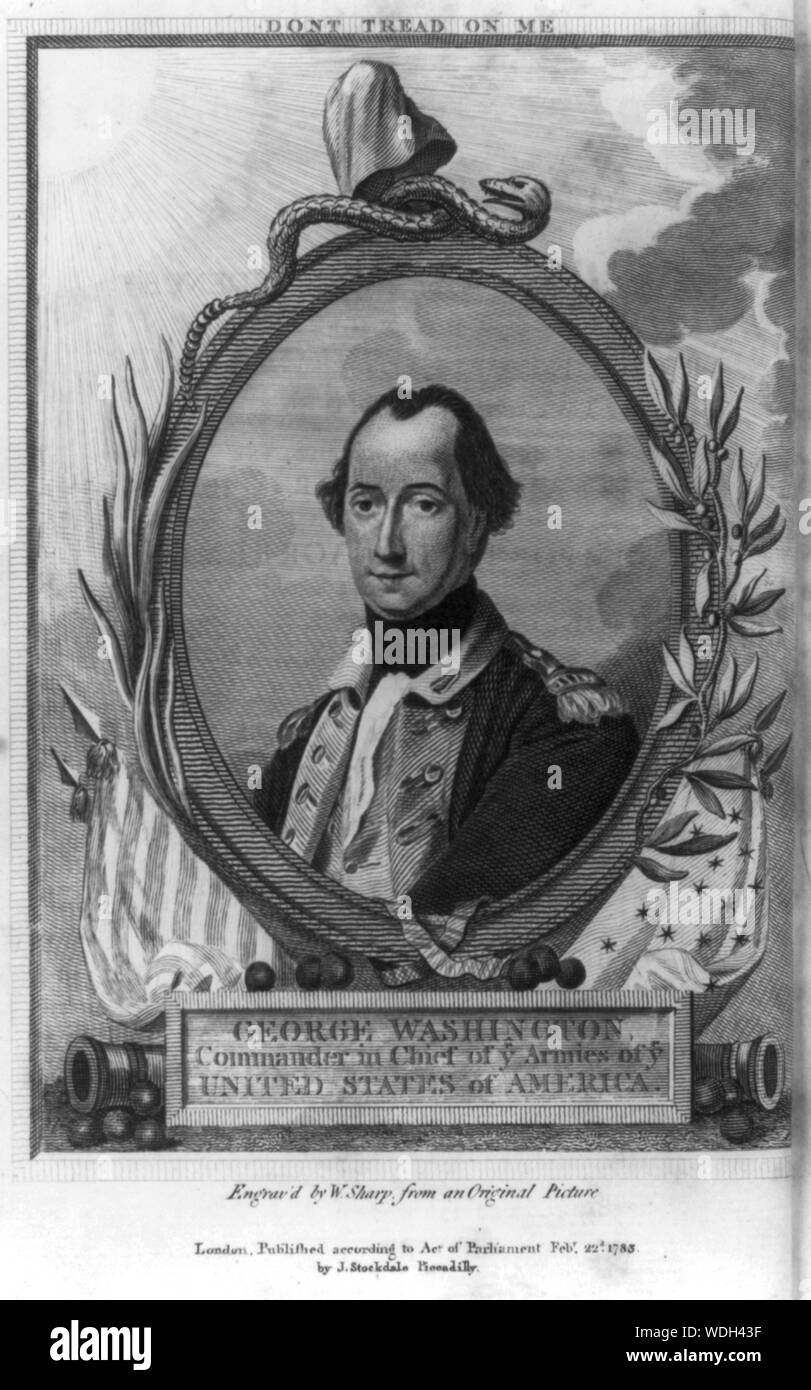 George Washington commander in chief of ye armies of ye United States ...