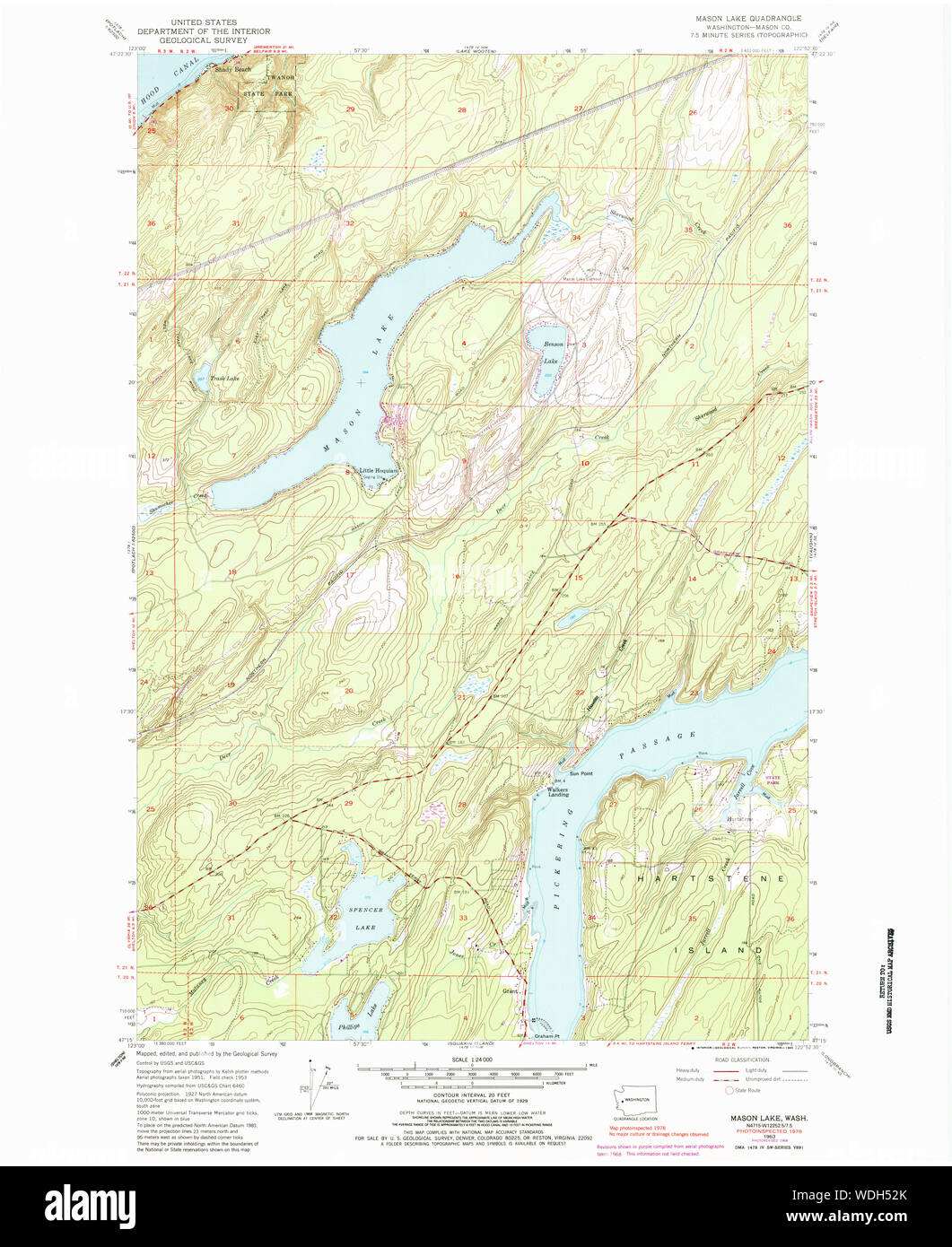Mason lake Cut Out Stock Images & Pictures - Alamy
