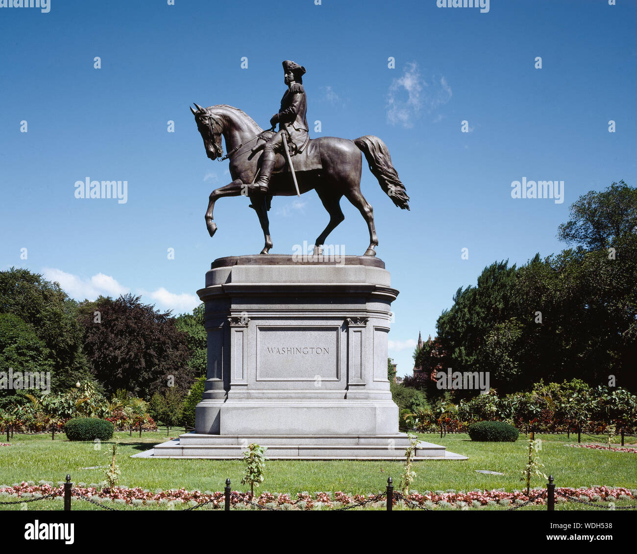 George Washington, Boston Public Garden, Massachusetts Stock Photo - Alamy