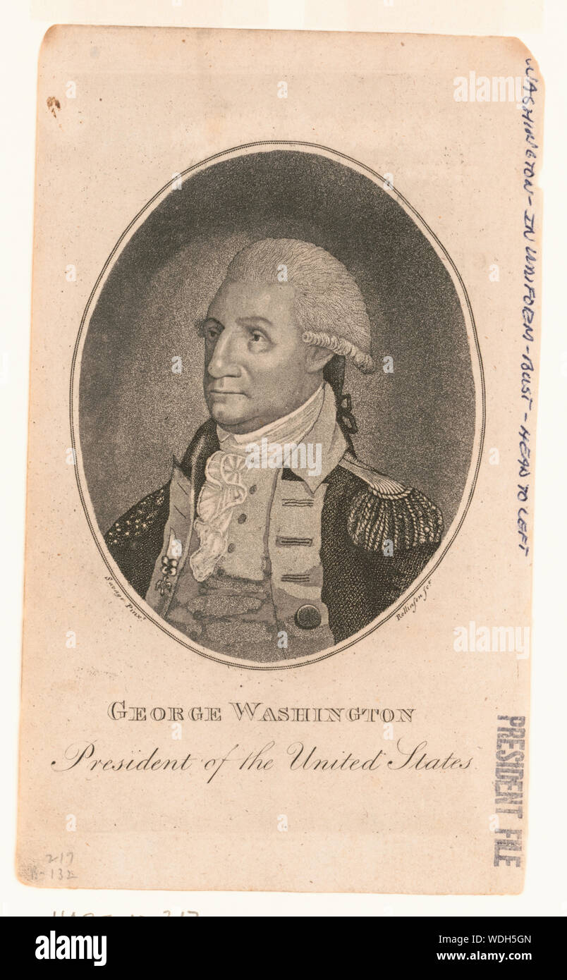 George Washington, president of the United States Stock Photo - Alamy