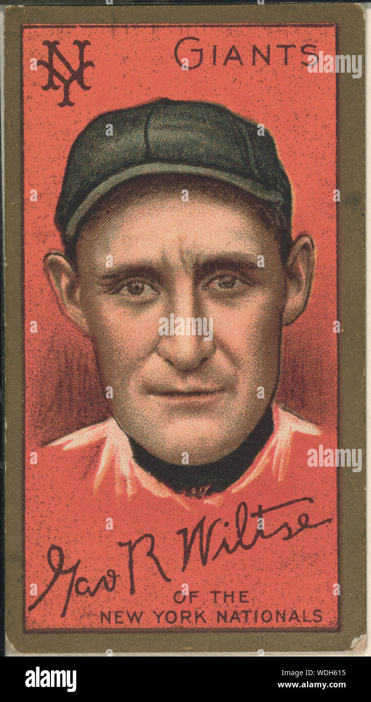 George Wiltse, New York Giants, baseball card portrait Abstract/medium ...