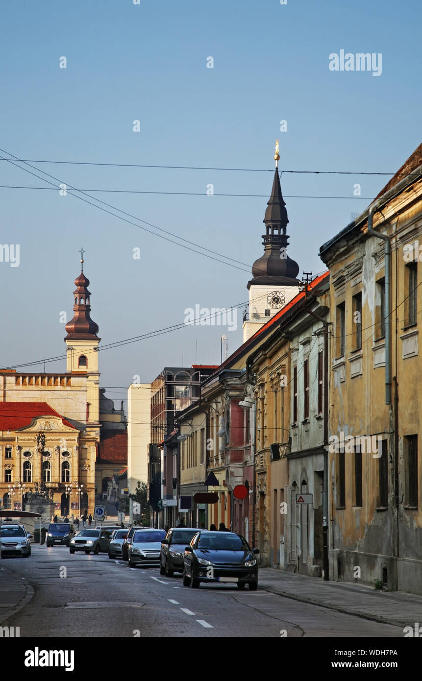Old street in trnava hi-res stock photography and images - Alamy