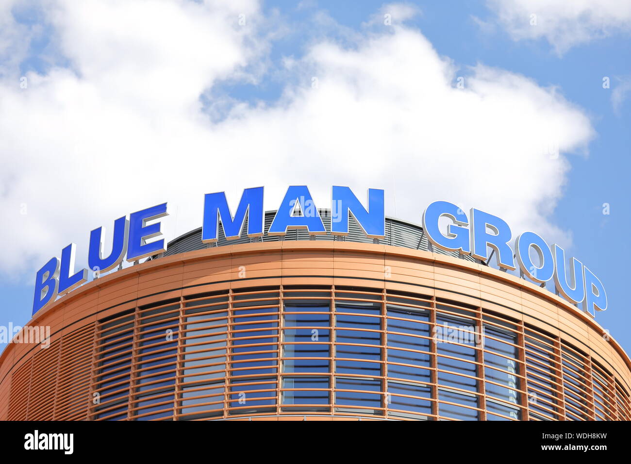 Blue Man Group Berlin Germany Stock Photo - Alamy