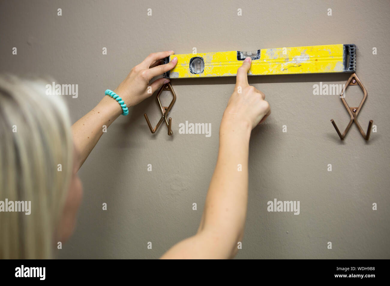 Spirit level wall hi-res stock photography and images - Alamy