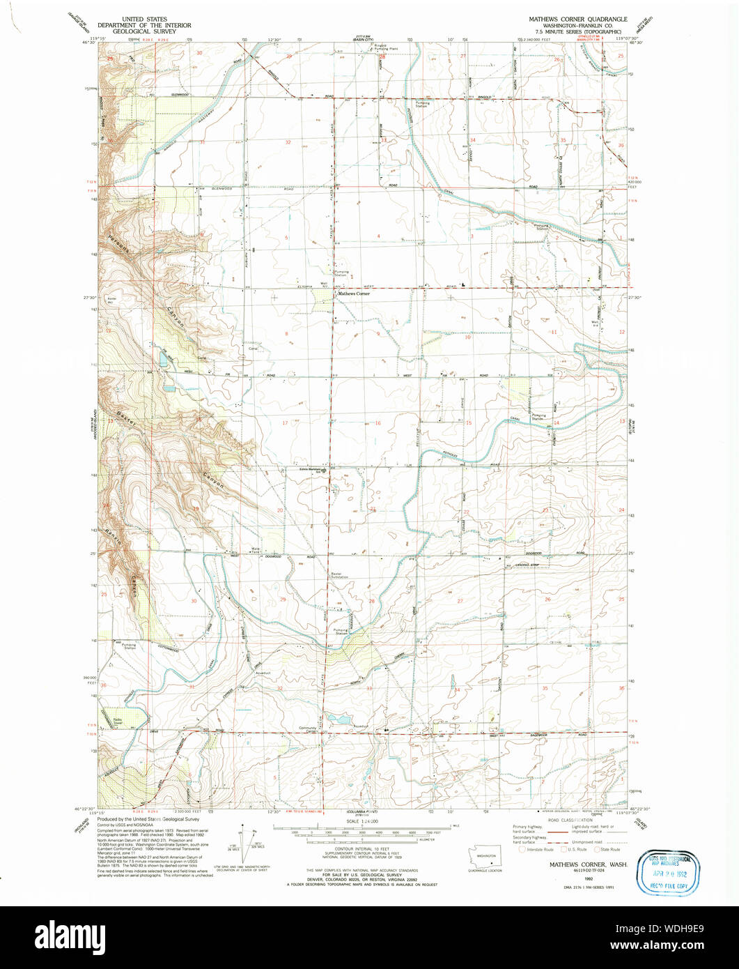 Map of mathews hi-res stock photography and images - Alamy