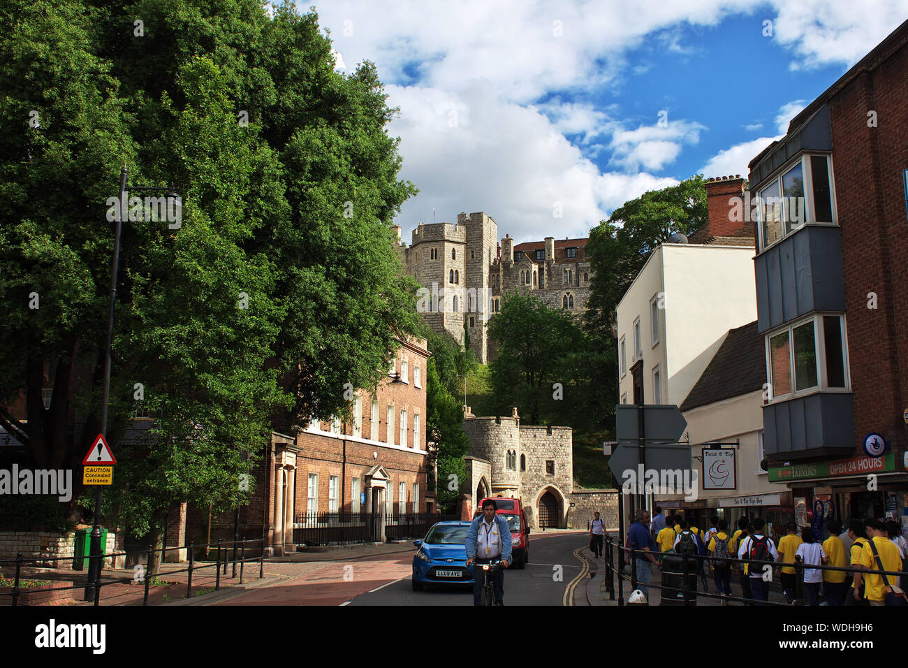 Buildings of Windsor city in England Stock Photo - Alamy