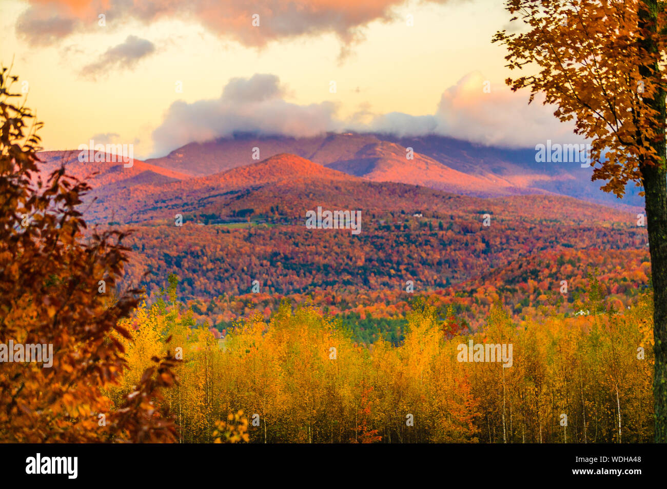 Mount Mansfield Vermont Fall Gondola Sky Ride Mount Mansfield, Stowe,