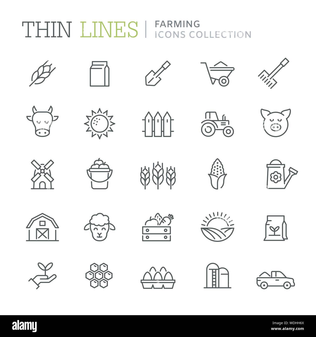 Country icons thin Cut Out Stock Images & Pictures - Alamy