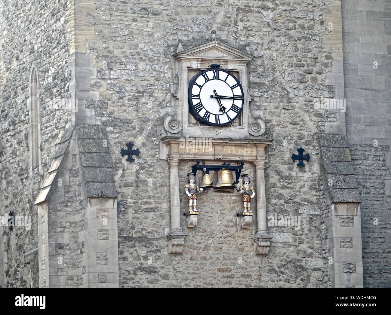 Carfax Tower Clock, Queen Street, Oxford Stock Photo - Alamy