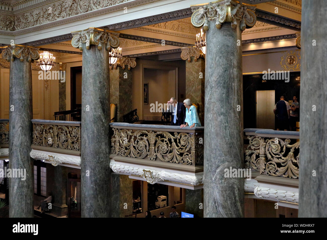 Interior view of the Joseph Smith Memorial Building Stock Photo - Alamy