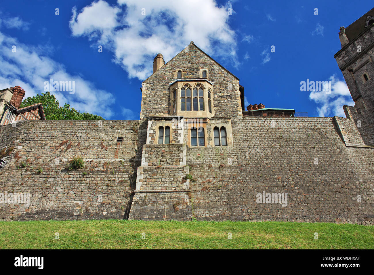 Buildings of Windsor castle in England Stock Photo - Alamy