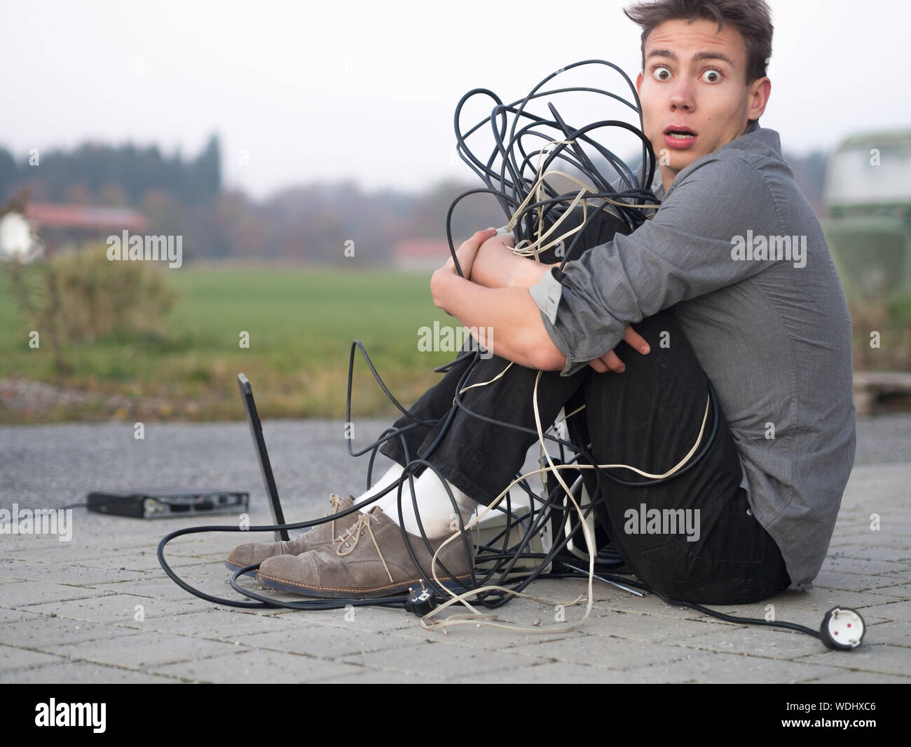 Connection tangled hi-res stock photography and images - Alamy