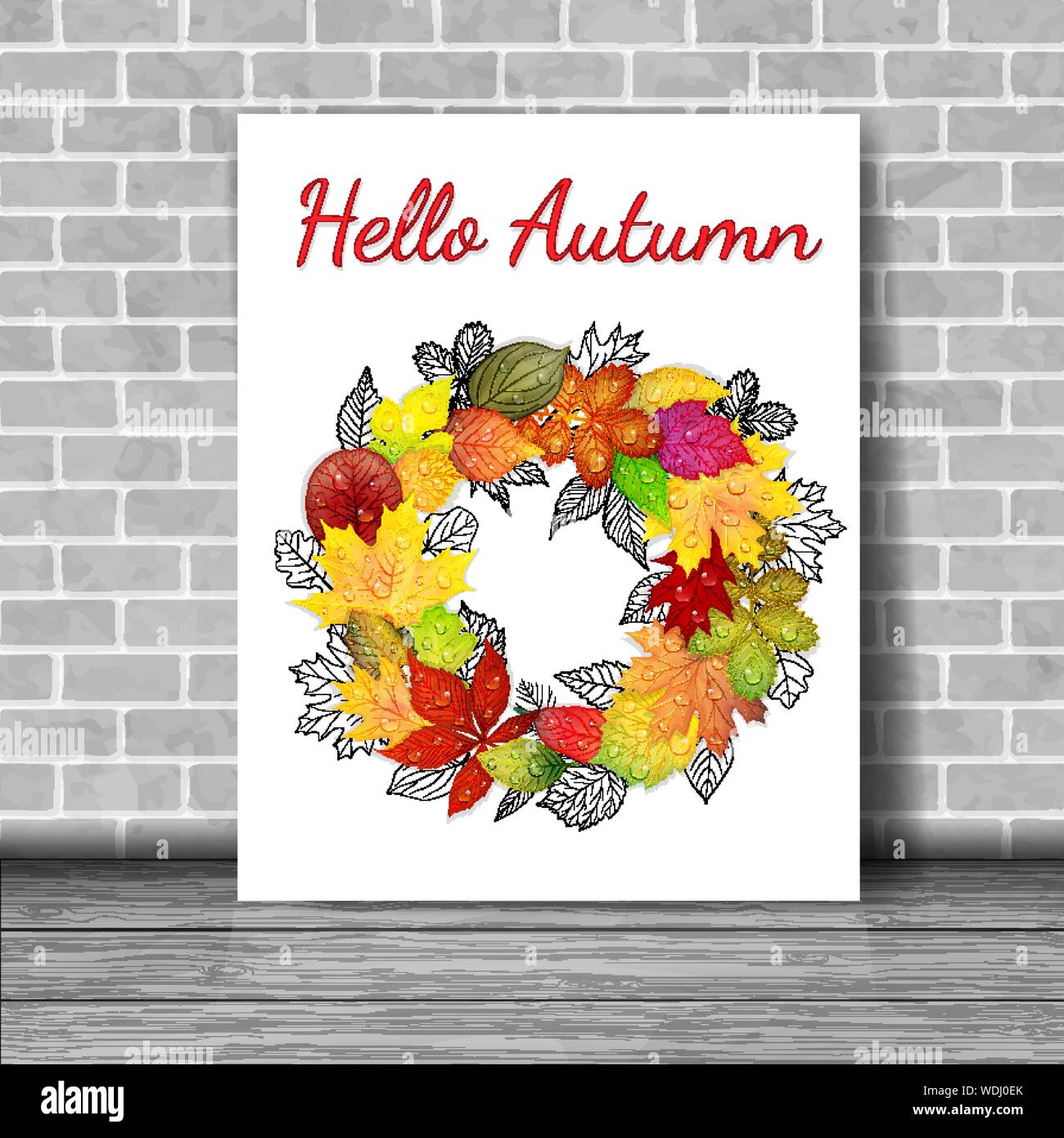 Autumn banner vector Stock Vector Images - Alamy