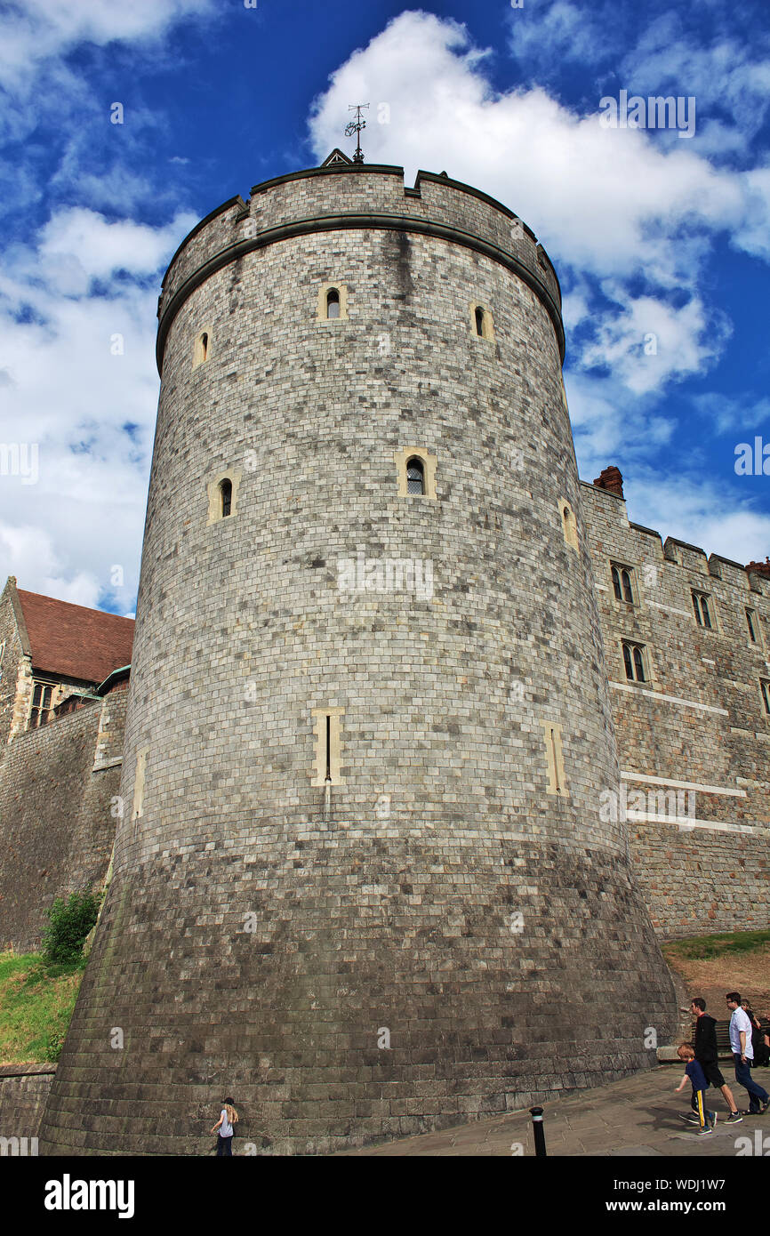 Buildings of Windsor castle in England Stock Photo - Alamy