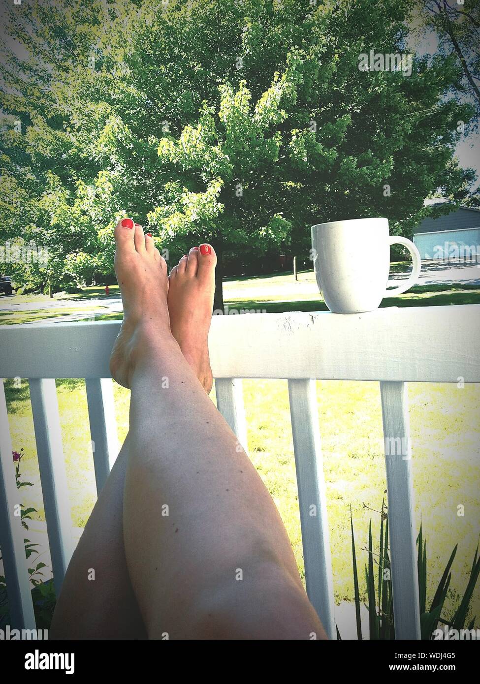 Resting legs hi-res stock photography and images - Alamy