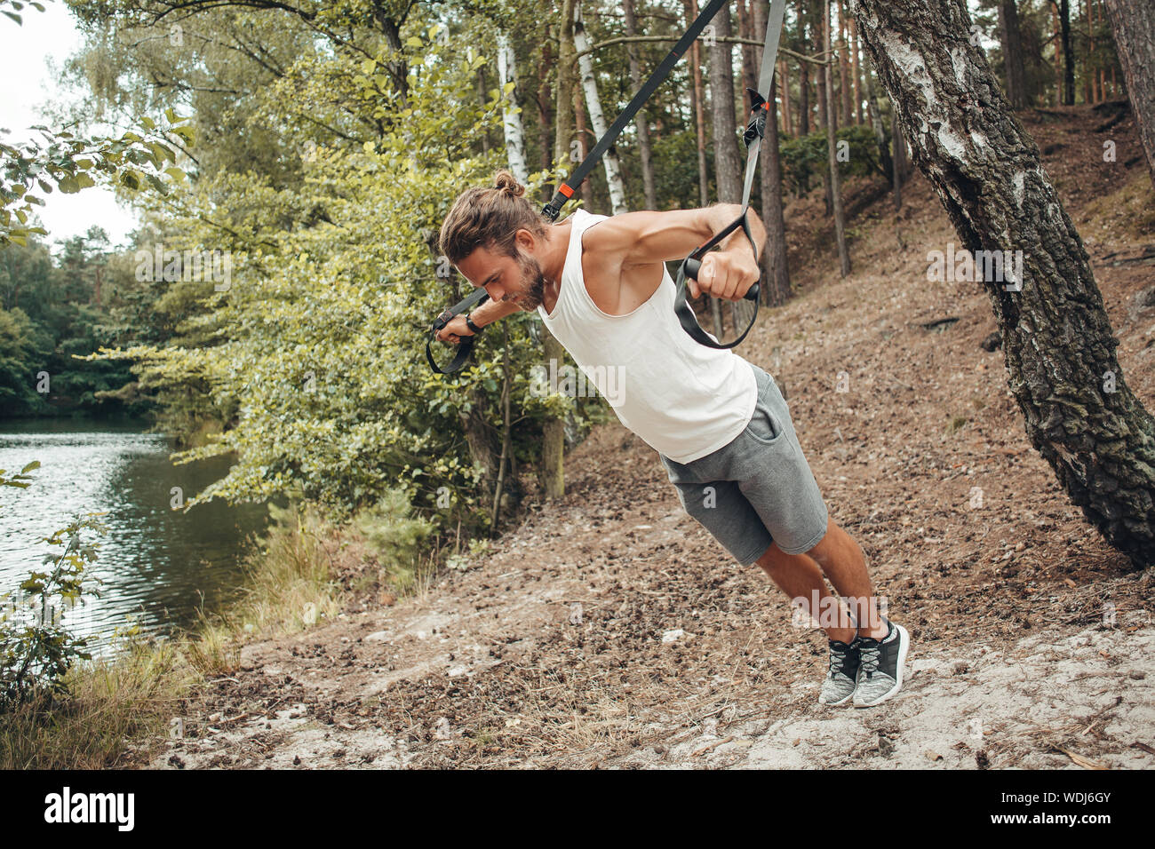 Fitness in nature hi-res stock photography and images - Alamy