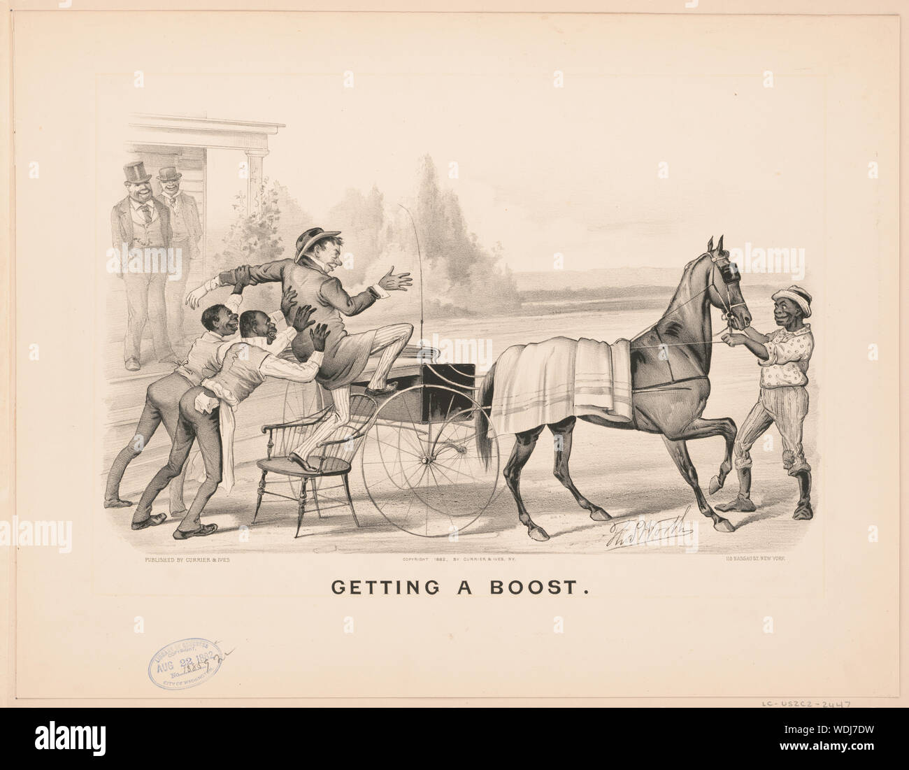 Getting a boost Stock Photo - Alamy