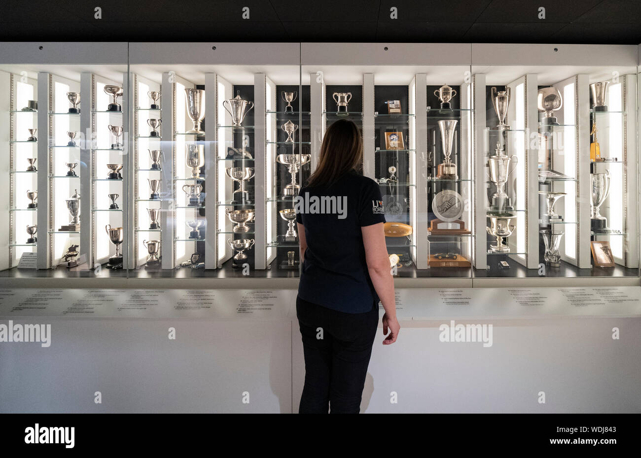 Opening of the jim clark museum by sir jackie stewart hi-res stock ...
