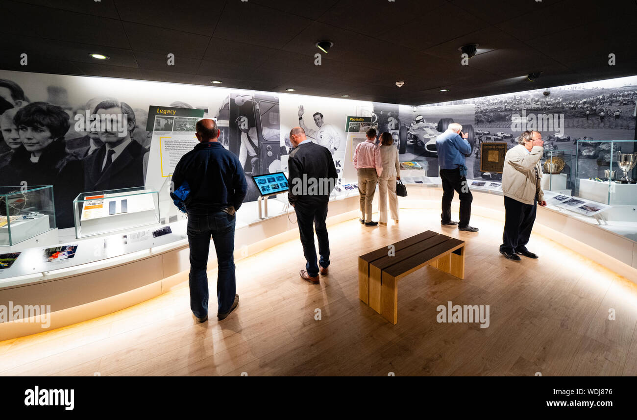 Opening of the jim clark museum by sir jackie stewart hi-res stock ...
